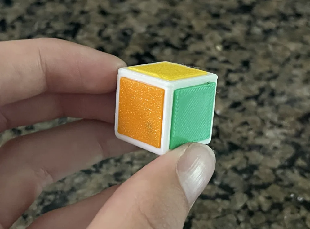 The 1 By 1 By 1 Rubix Cube (No AMS Needed) by Bardownskiiz MakerWorld ...
