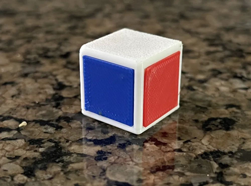 The 1 By 1 By 1 Rubix Cube (No AMS Needed) by Bardownskiiz MakerWorld ...