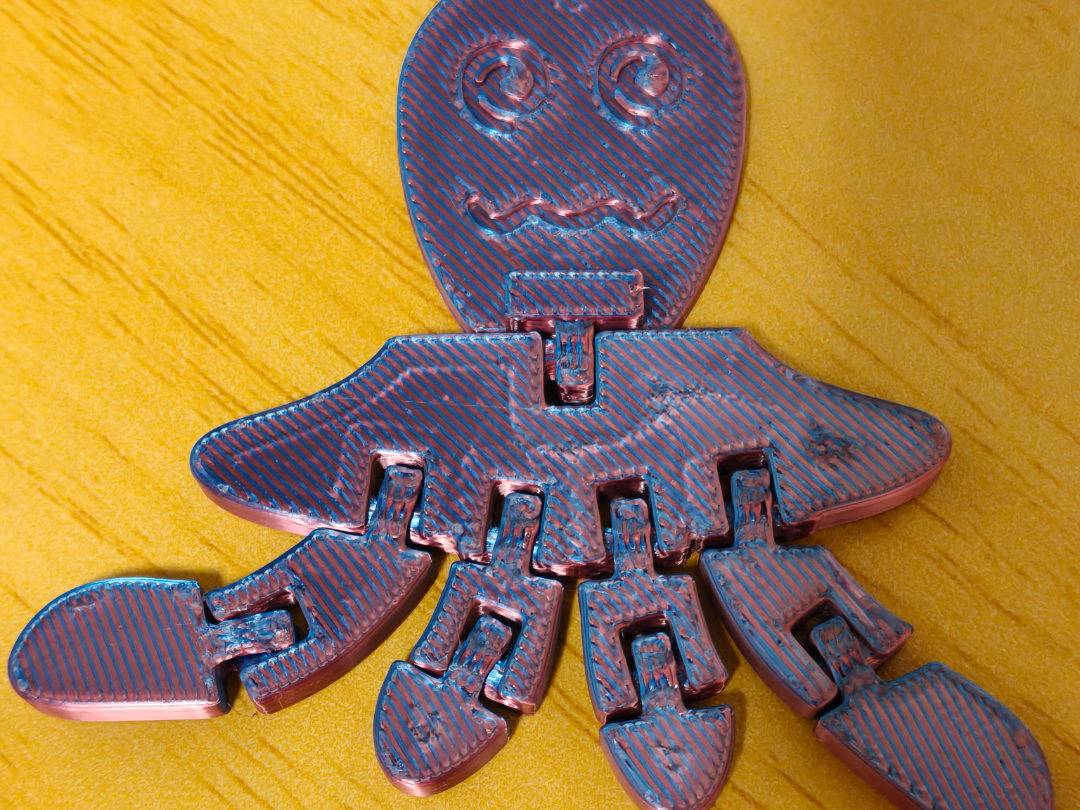 Fuzzy Hinge Octopus - Canadian Loonie Size by butubu MakerWorld ...