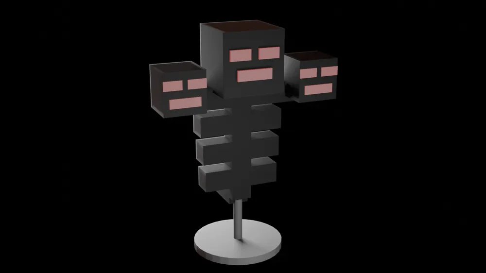 Wither from Minecraft by PythonPotato123 - MakerWorld