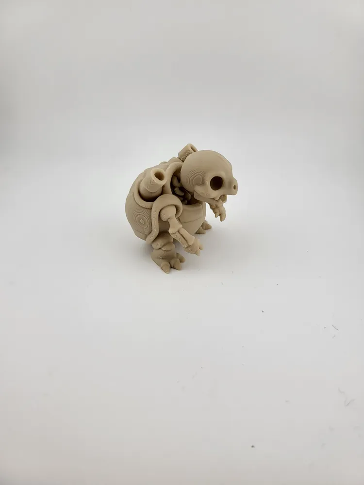 Blastoise Skeleton 3D Print Model pokemon kawaii by Mad power ...