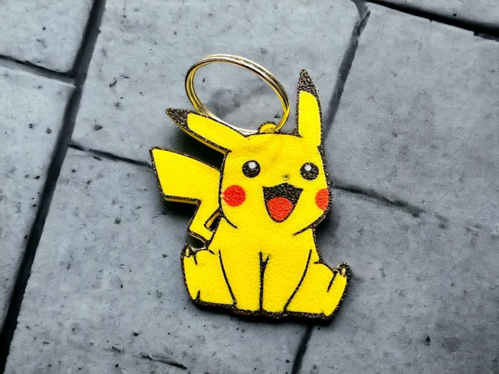 Pokemon Pikachu keychain by CasalingoDisperato🏠🕷️ - MakerWorld