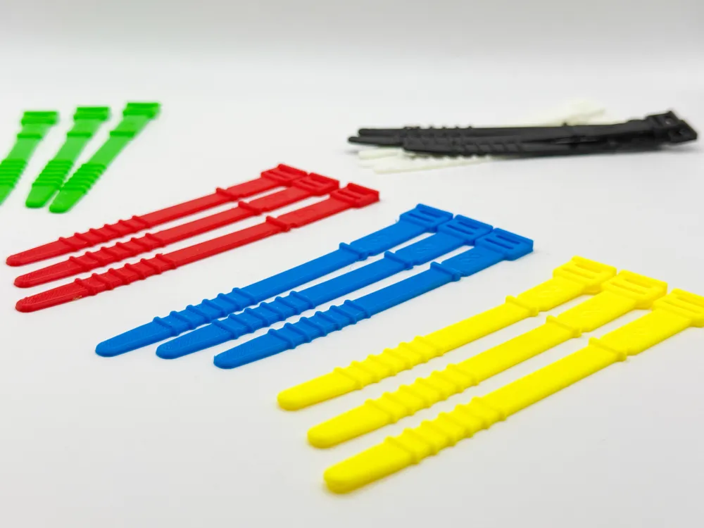 TPU Double Lock Cable Tie - 3 Sizes - Free 3D Print Model - MakerWorld