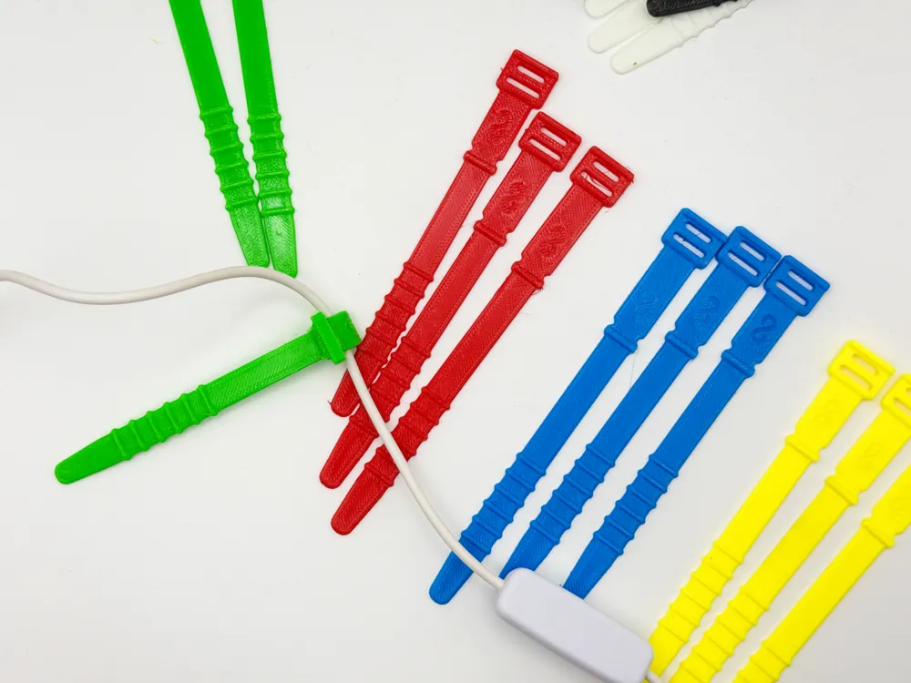 TPU Double Lock Cable Tie - 3 Sizes by Eternity Labs MakerWorld ...