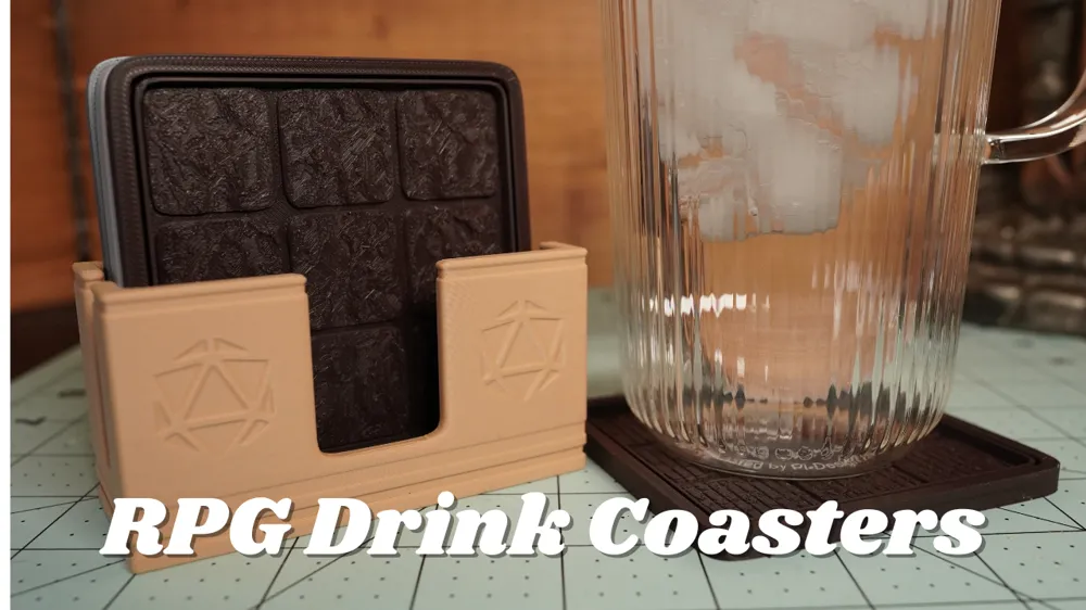 RPG Multipurpose Drink Coasters by Deck of DM Things MakerWorld ...