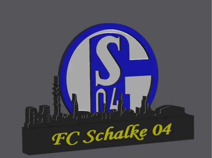 Fc Shalke 04 skyline by J.s_1908 - MakerWorld