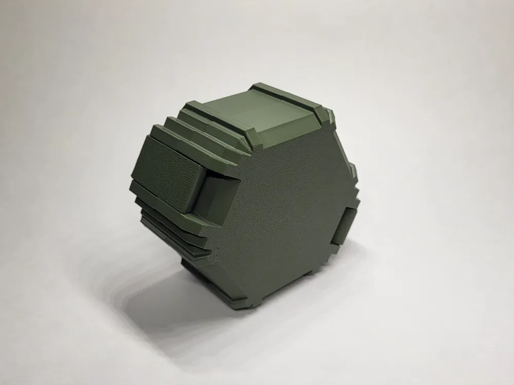 MilHex - Box tough rugged print in place container - Free 3D Print ...