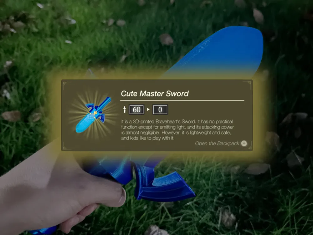 Cute Master Sword Toy by DDWMAKER MakerWorld: Download Free 3D Models