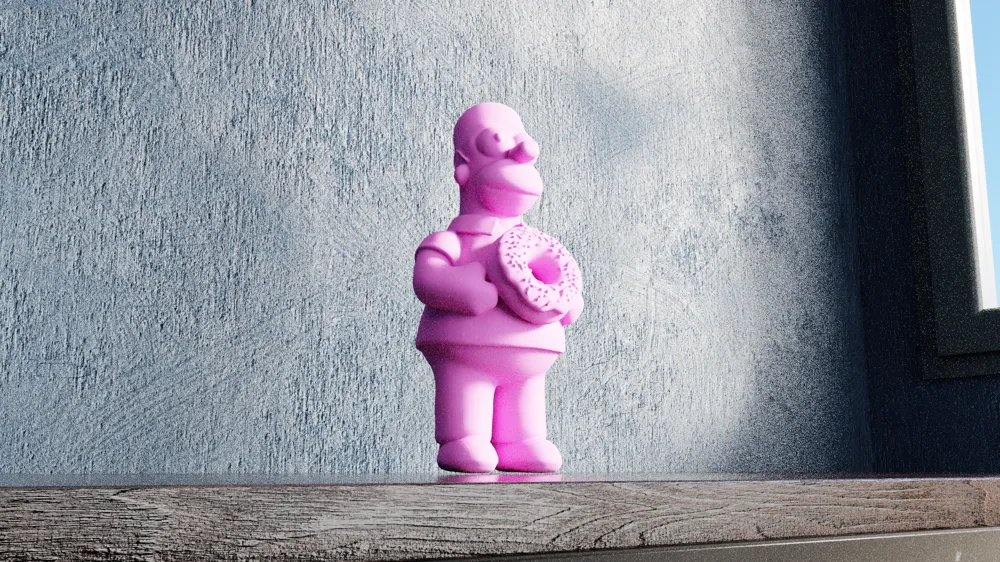 Chibi Homer Simpson - Free 3D Print Model - MakerWorld
