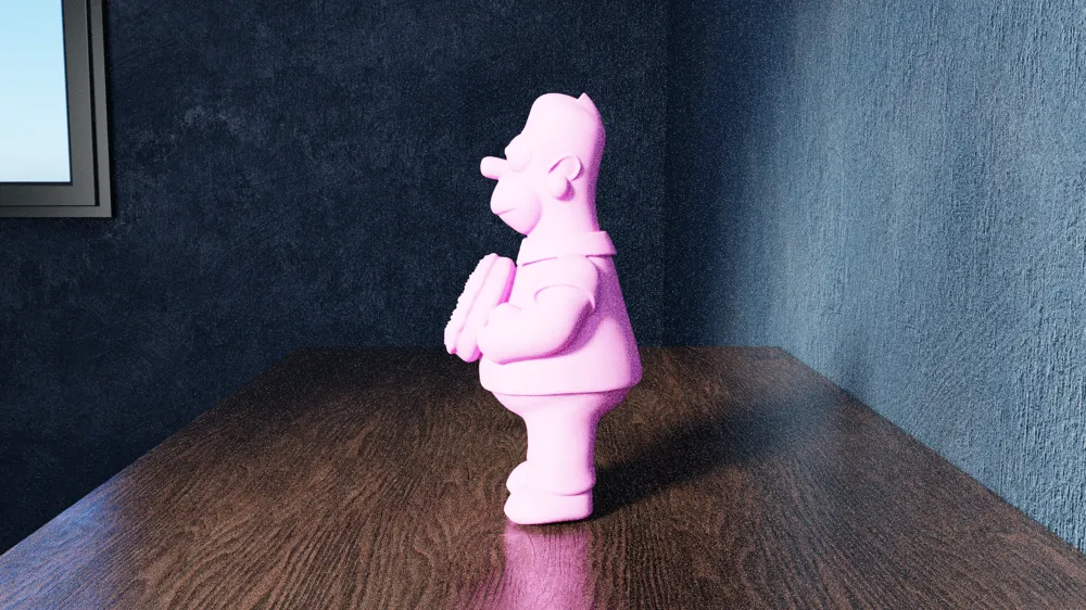 Chibi Homer Simpson - Free 3D Print Model - MakerWorld