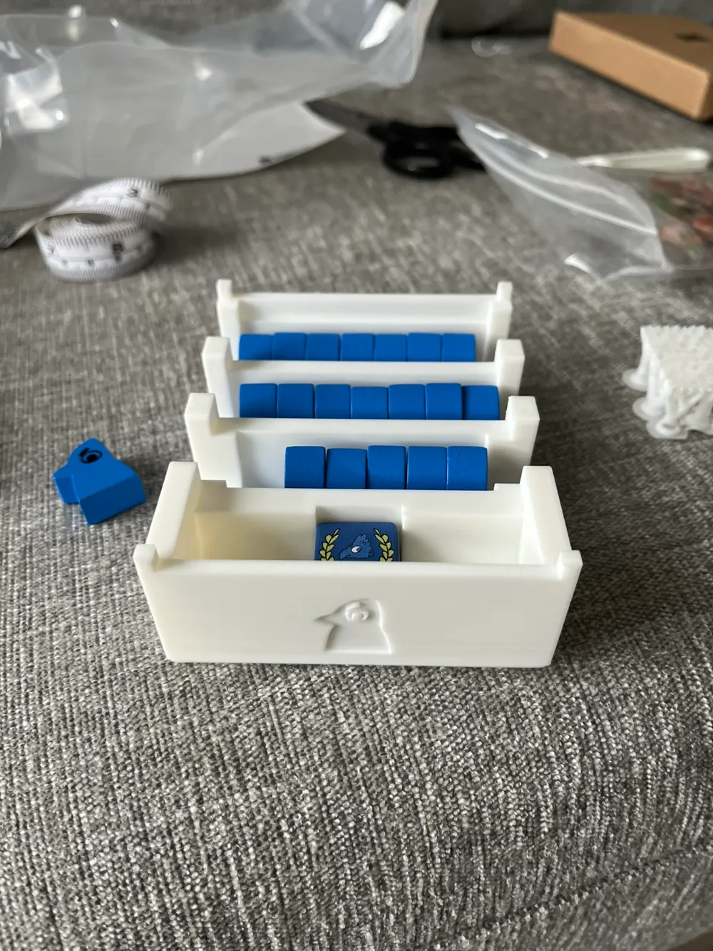 Root Organizer with Faction Meeple Engravings - Free 3D Print Model ...