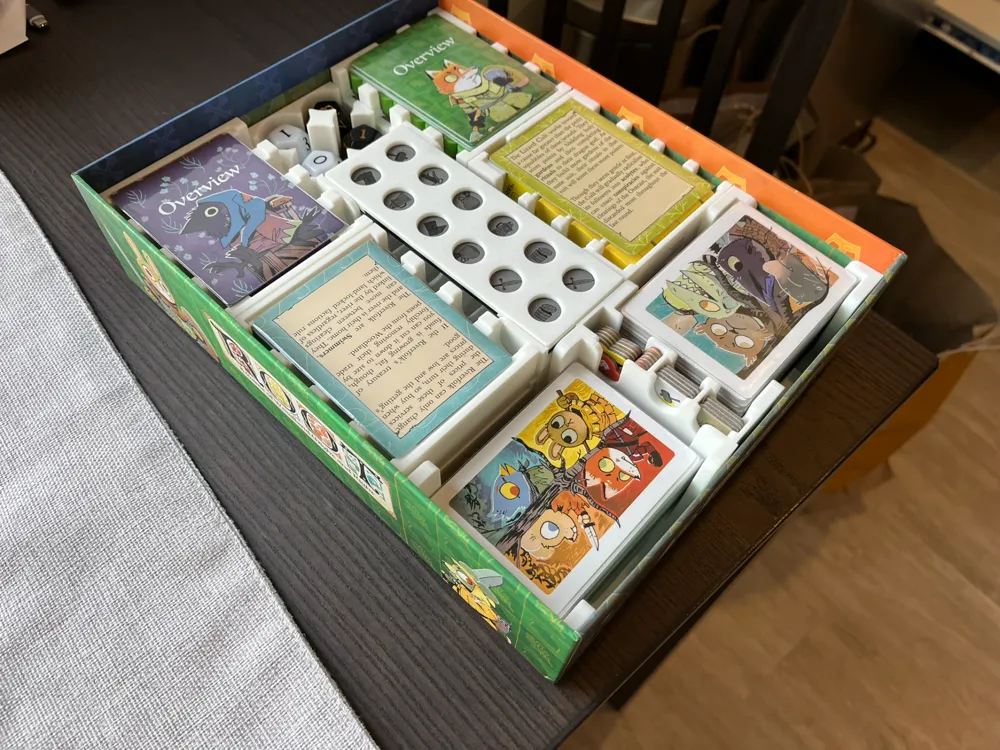 Root Organizer with Faction Meeple Engravings - Free 3D Print Model ...