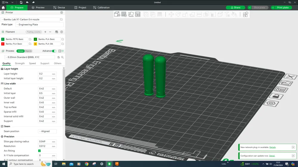 Bambu Lab X1 Carbon Hot End H2 Allen Key by kevr102 - MakerWorld