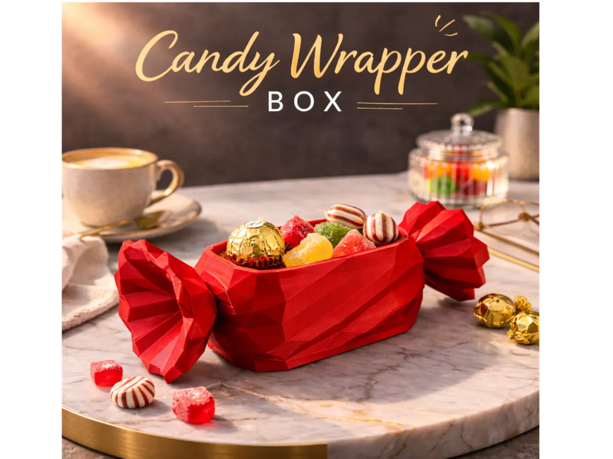 Candy Wrapper Box - Free 3D Print Model - MakerWorld