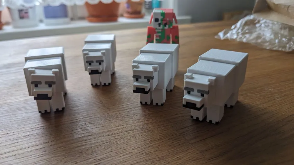 Minecraft Polar Bear Articulated by kirimba MakerWorld: Download Free ...