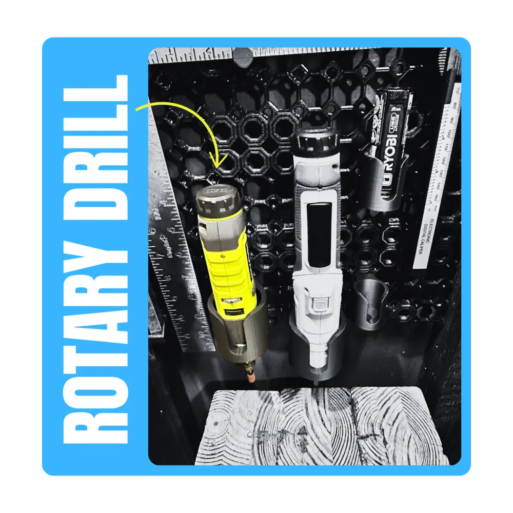 Multiboard Ryobi Rotary Tool Holder by GaudiumKB MakerWorld: Download ...