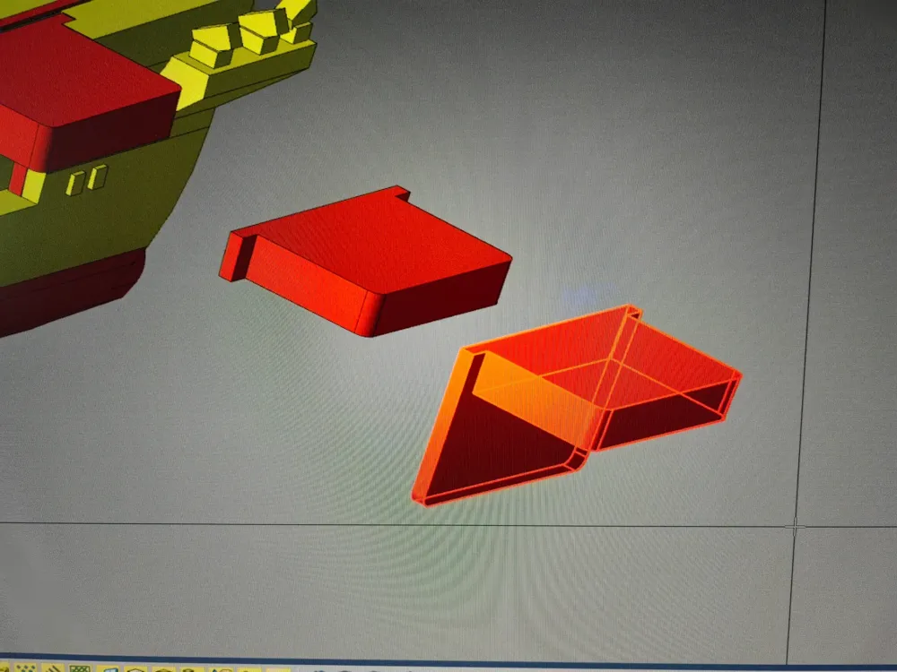076-Amphibious Assault Ship (Elevator-Flame Deflector-Stern Gate) Articulated Version by TianMen ...
