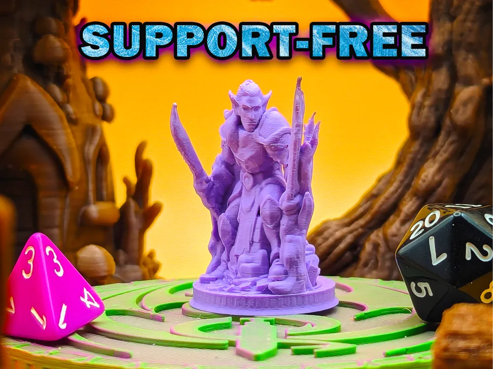 Supportless Dark Elf Ranger - DnD/TTRPG mini by Nozzleborn Foundry ...