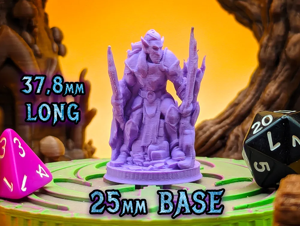 Supportless Dark Elf Ranger - DnD/TTRPG mini by Nozzleborn Foundry ...