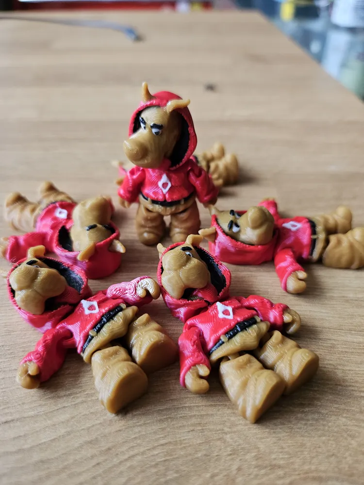 Scooby Doo micro hero articulating flexi urban by MadMonkey3D ...