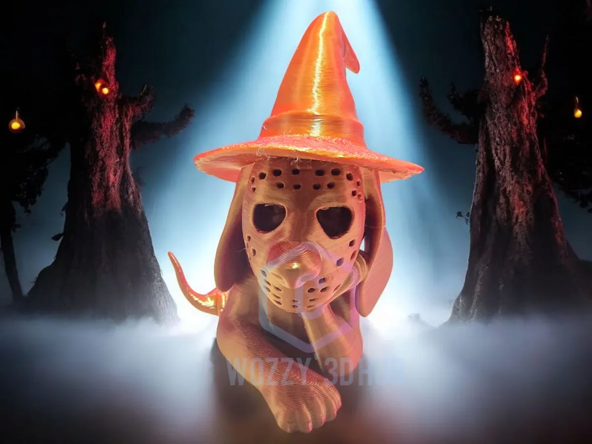Jason Voorhees Spooky Pooch Dacshund halloween dog - Free 3D Print ...
