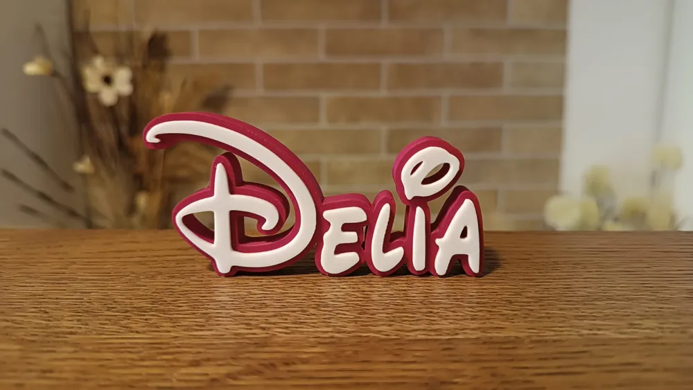 Delia Disney Name Sign Decorated Room child Birth by Fabbiotto ...