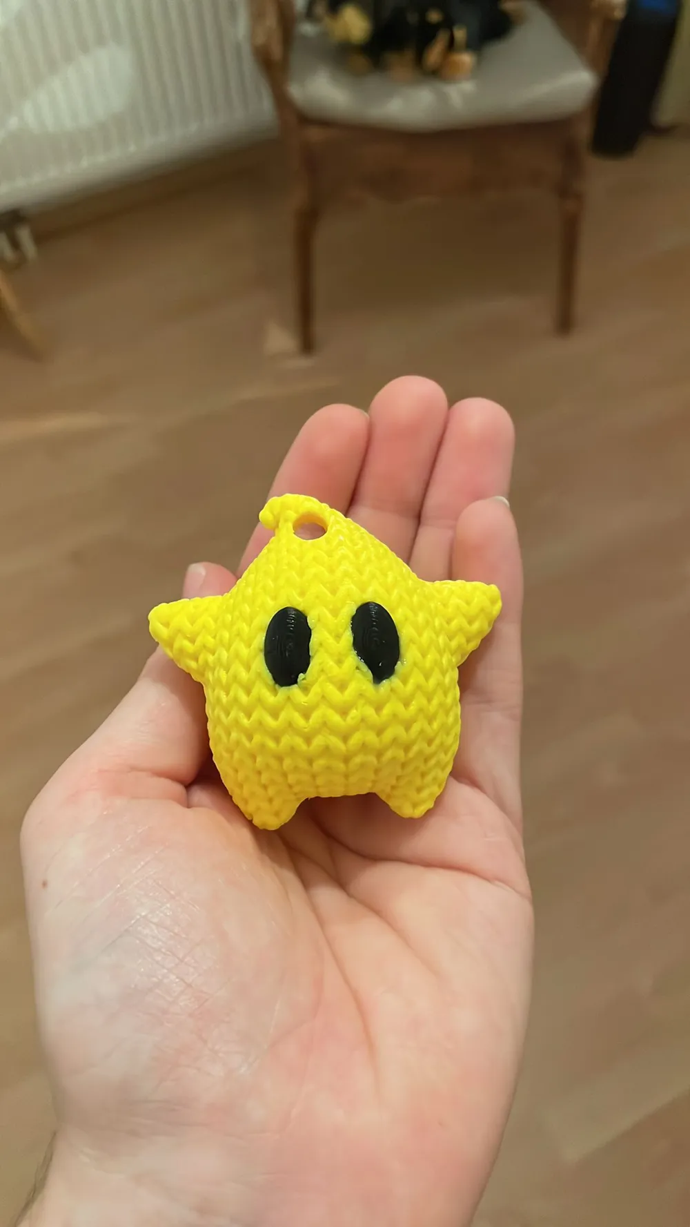 Super Mario Galaxy Crochet Luma Keychain by Generic Makerspace ...