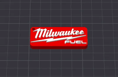 Milwaukee Fuel Keychain ( Face Down ) by Tri-3D - MakerWorld