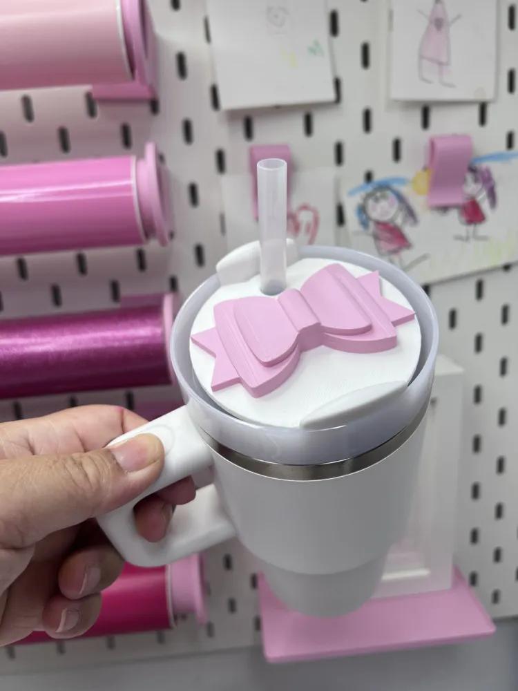 Bow 20_30oz Stanley Topper - Free 3D Print Model - MakerWorld
