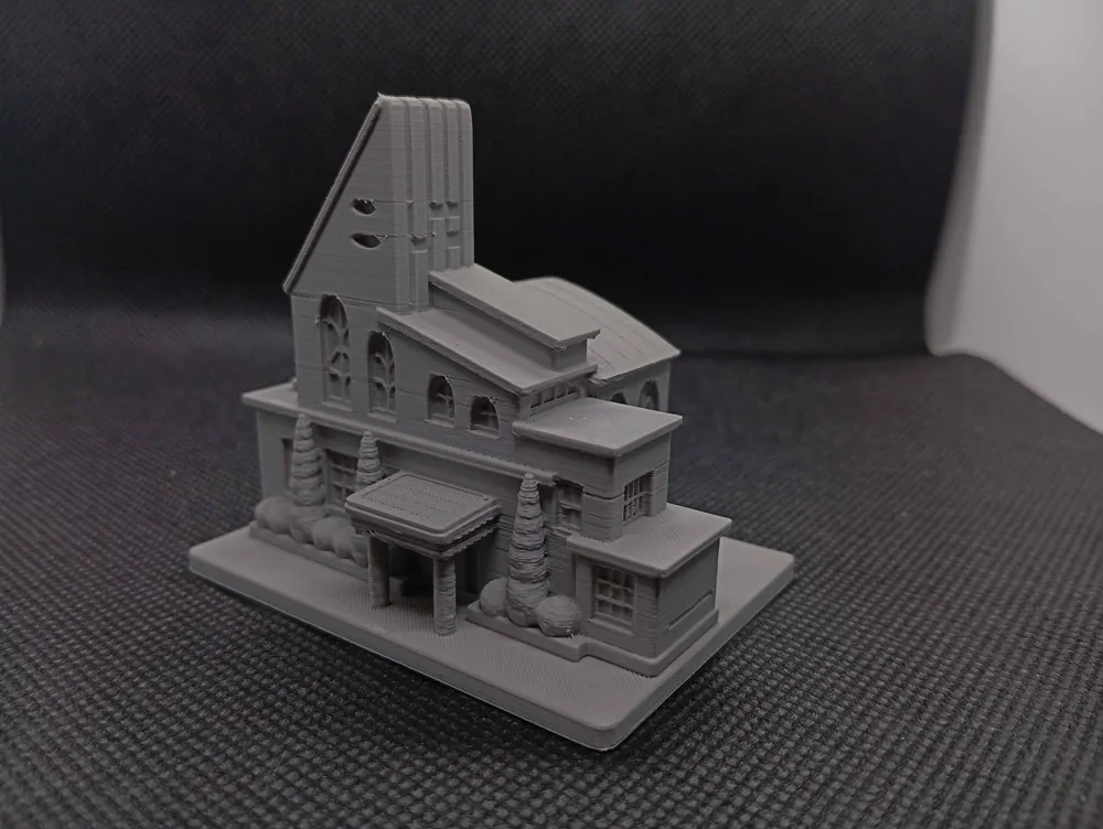 First Church in Springfield Simpsons Cathedral by DreamMesh MakerWorld: Download Free 3D Models