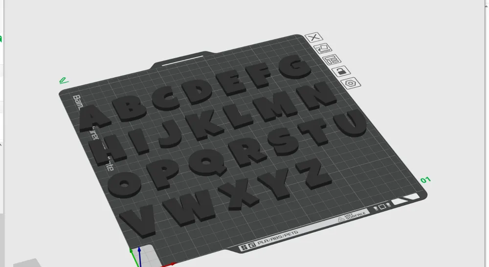 Alphabet Letters – Thick & Kid-Friendly 3D Letters - Free 3D Print ...