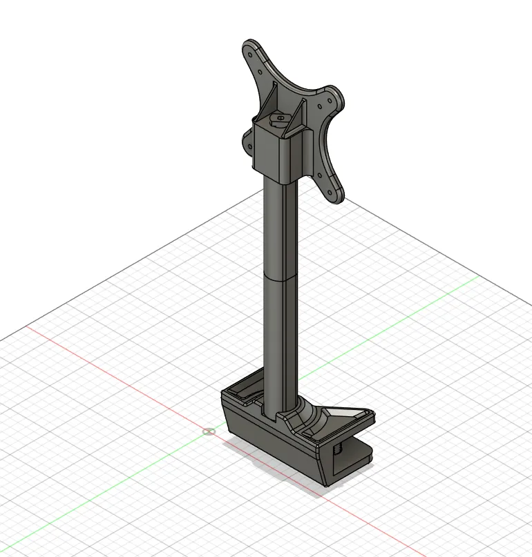 VESA Computer Monitor Desk Stand (75x75 & 100x100) by schloss ...