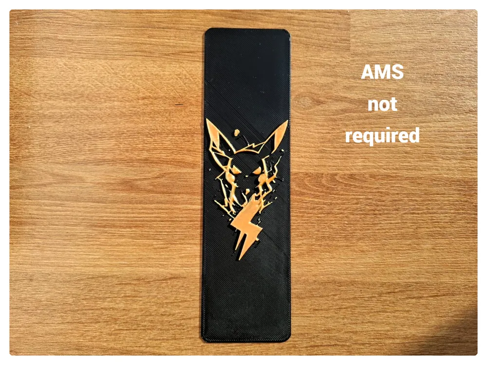 Pikachu pokemon bookmark 2 - hueforge by EternalDesigns MakerWorld ...