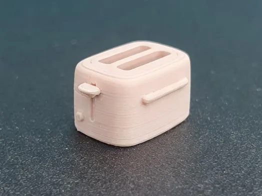 Retro Toaster - 1:24 Scale - Free 3D Print Model - MakerWorld