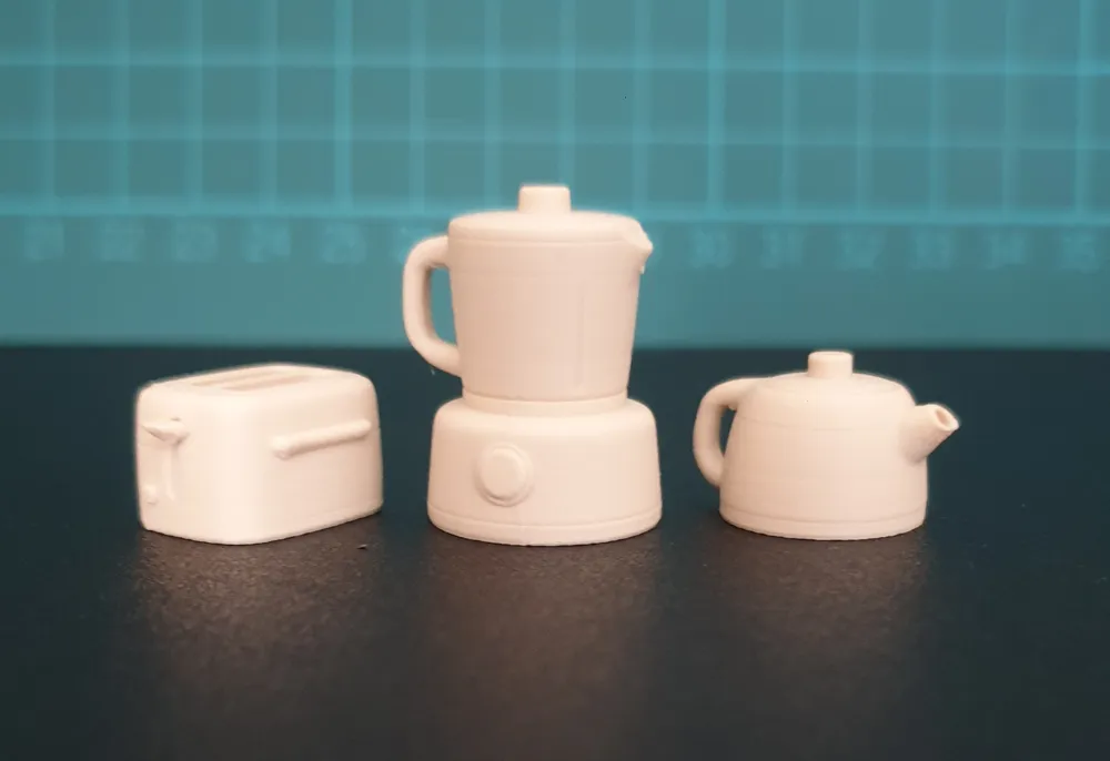 Retro Toaster - 1:24 Scale - Free 3D Print Model - MakerWorld