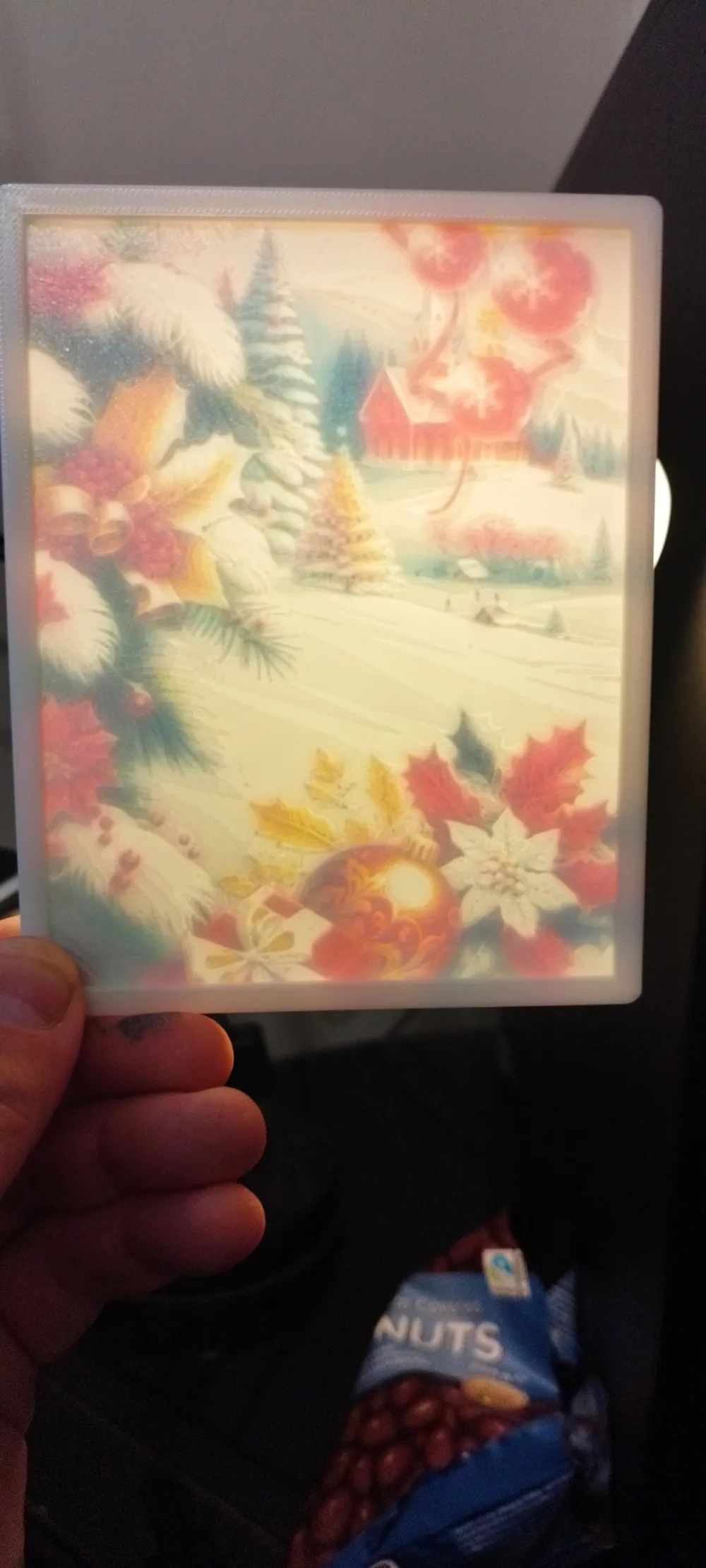 Christmas color lithophane - Free 3D Print Model - MakerWorld