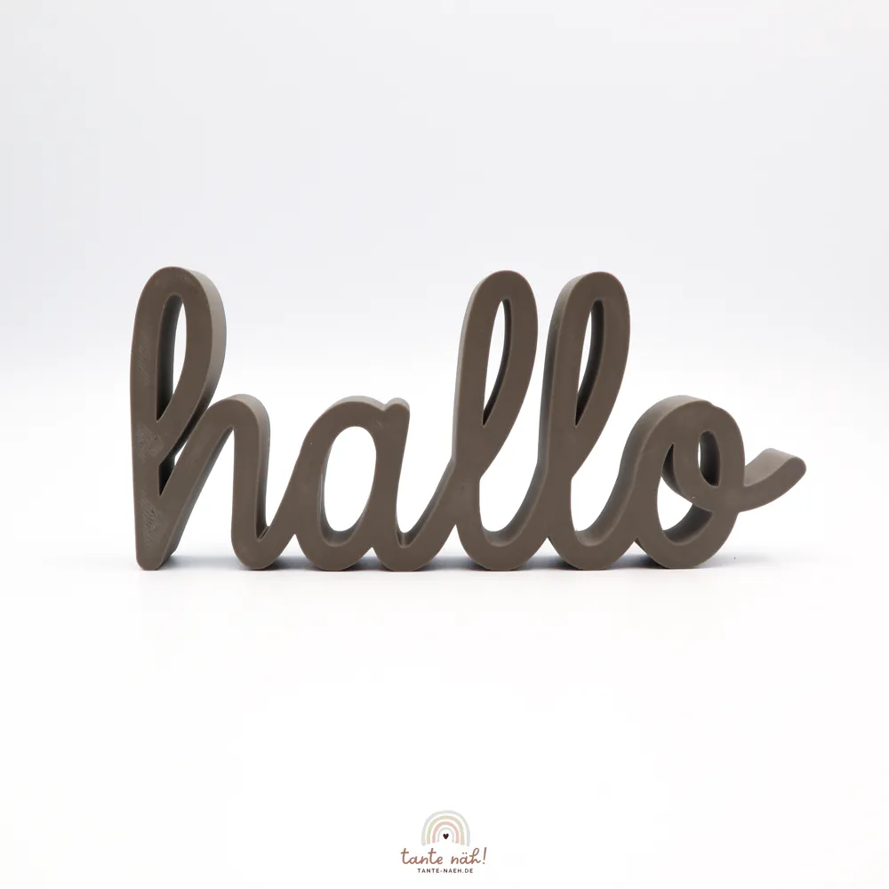 Decorative 3D lettering Hello by Katrin MakerWorld: Download Free 3D Models