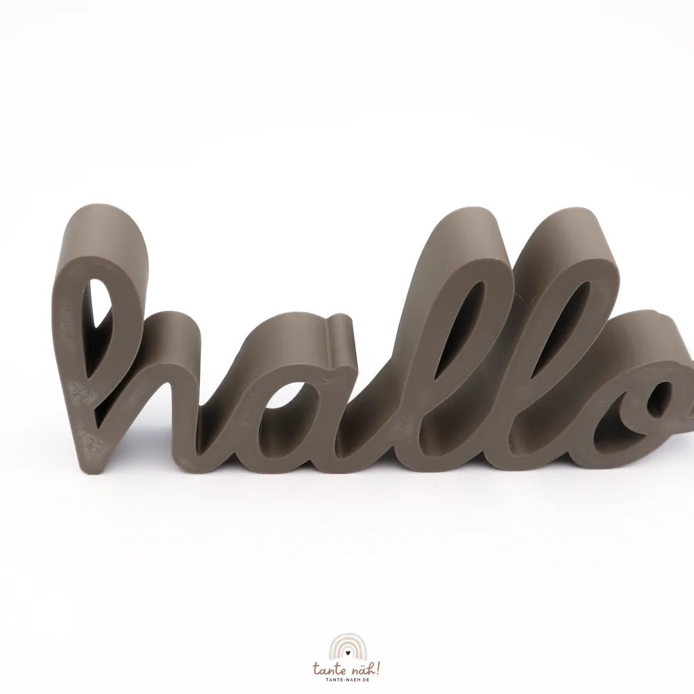 Decorative 3D lettering Hello by Katrin MakerWorld: Download Free 3D Models