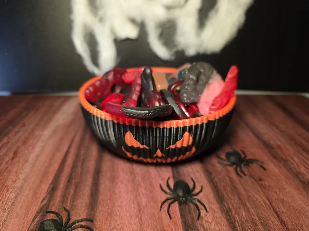 Spooky Pumpkin Bowls by T.H Made MakerWorld: Download Free 3D Models