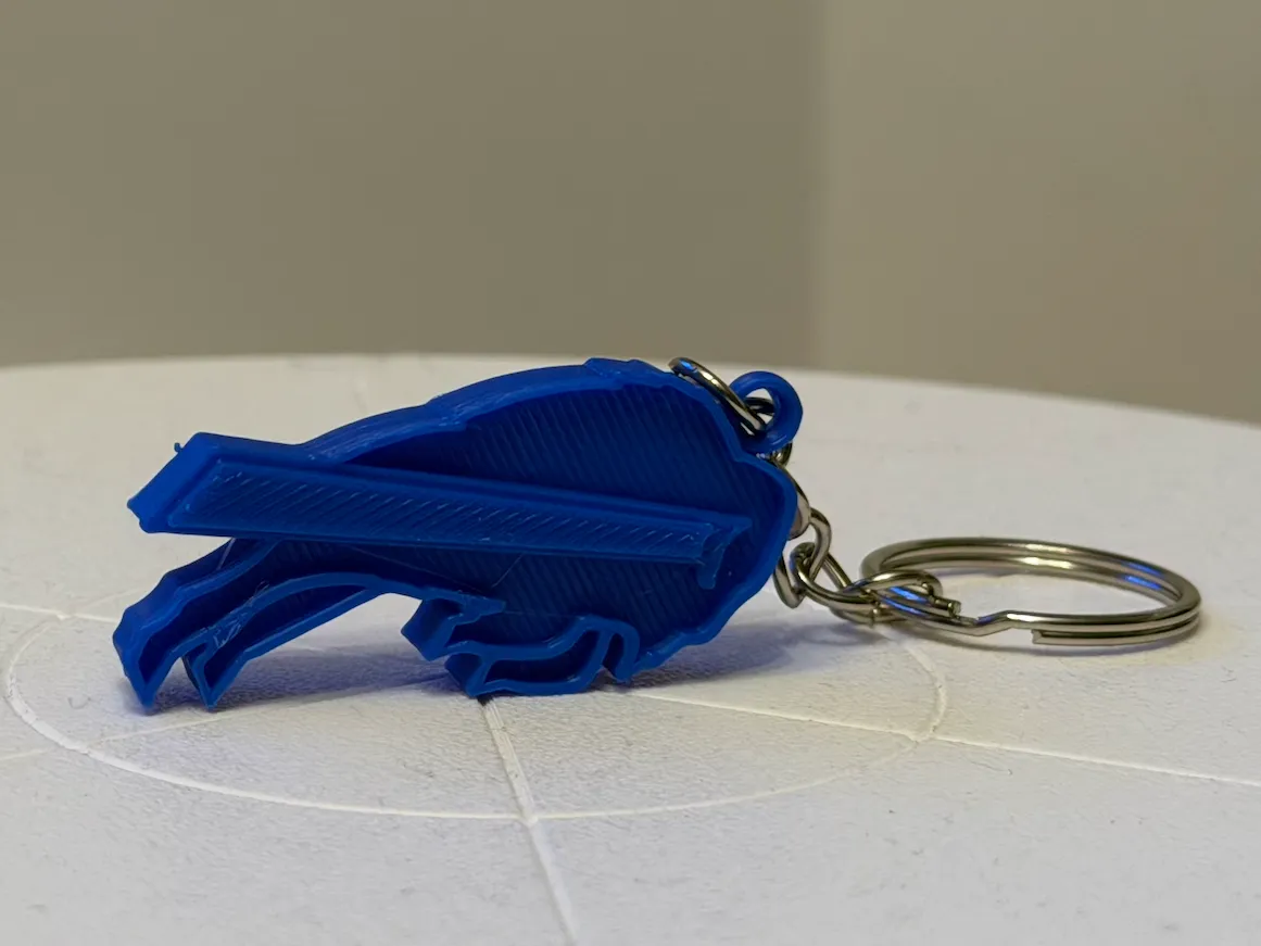 Porte-clés logo Buffalo Bills - Modèle d'Impression 3D Gratuit - MakerWorld