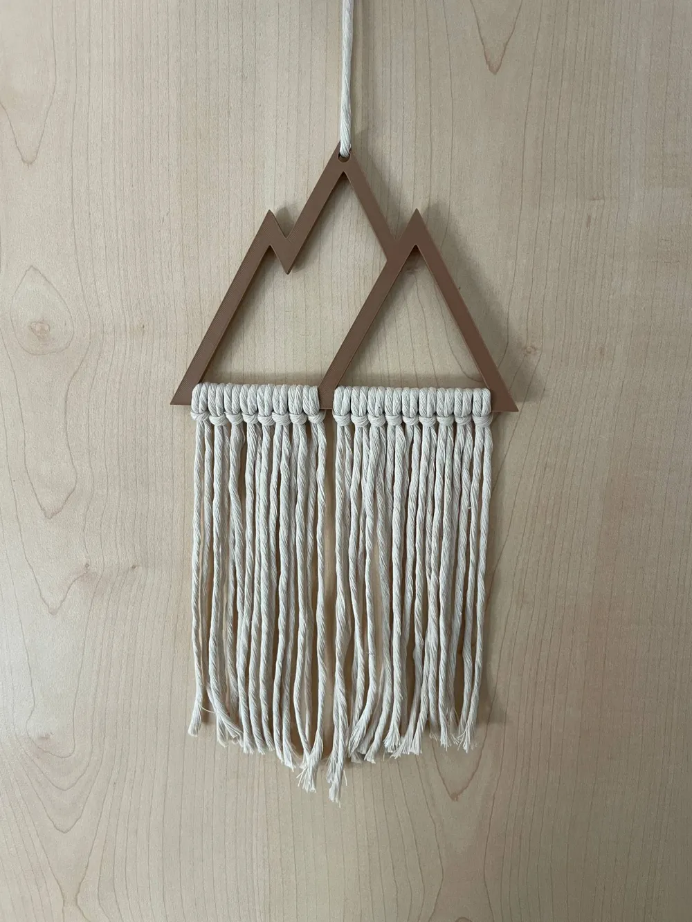 Mountain outline Macrame Blank by Becca KrisMakerWorld: Download Free ...