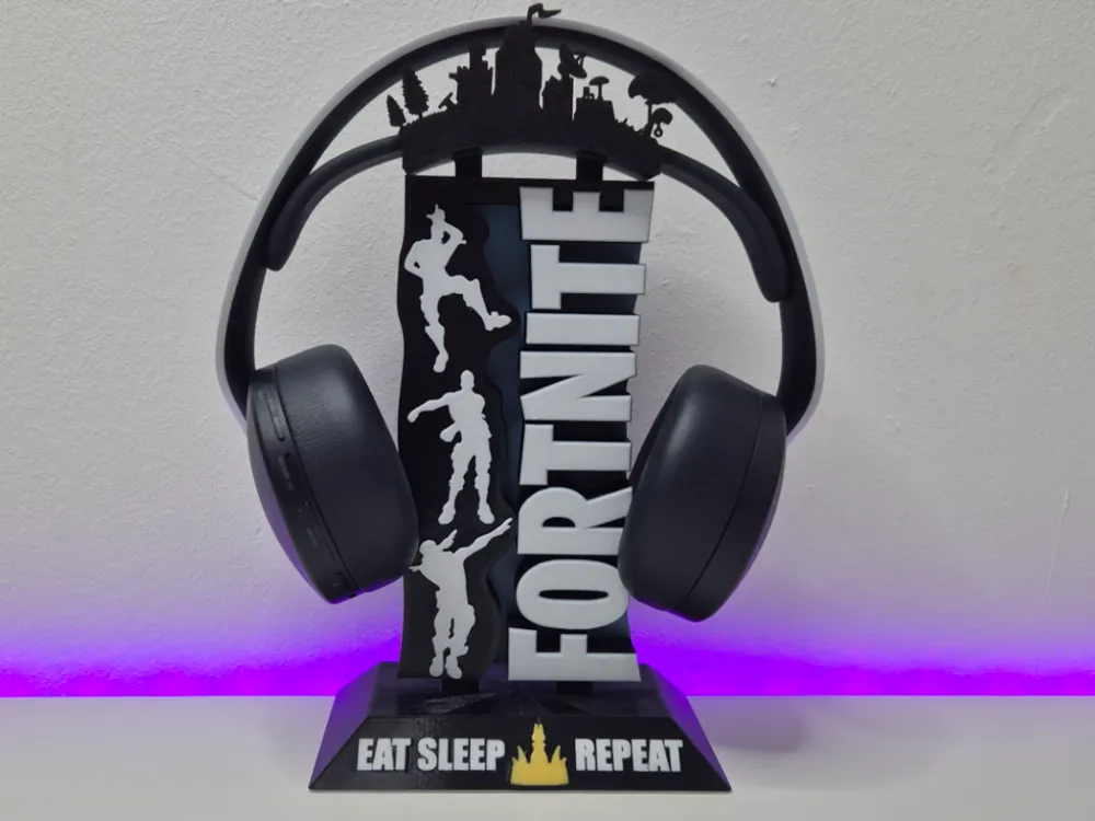 Fortnite Headphone Stand by RonnyG3D MakerWorld: Download Free 3D Models