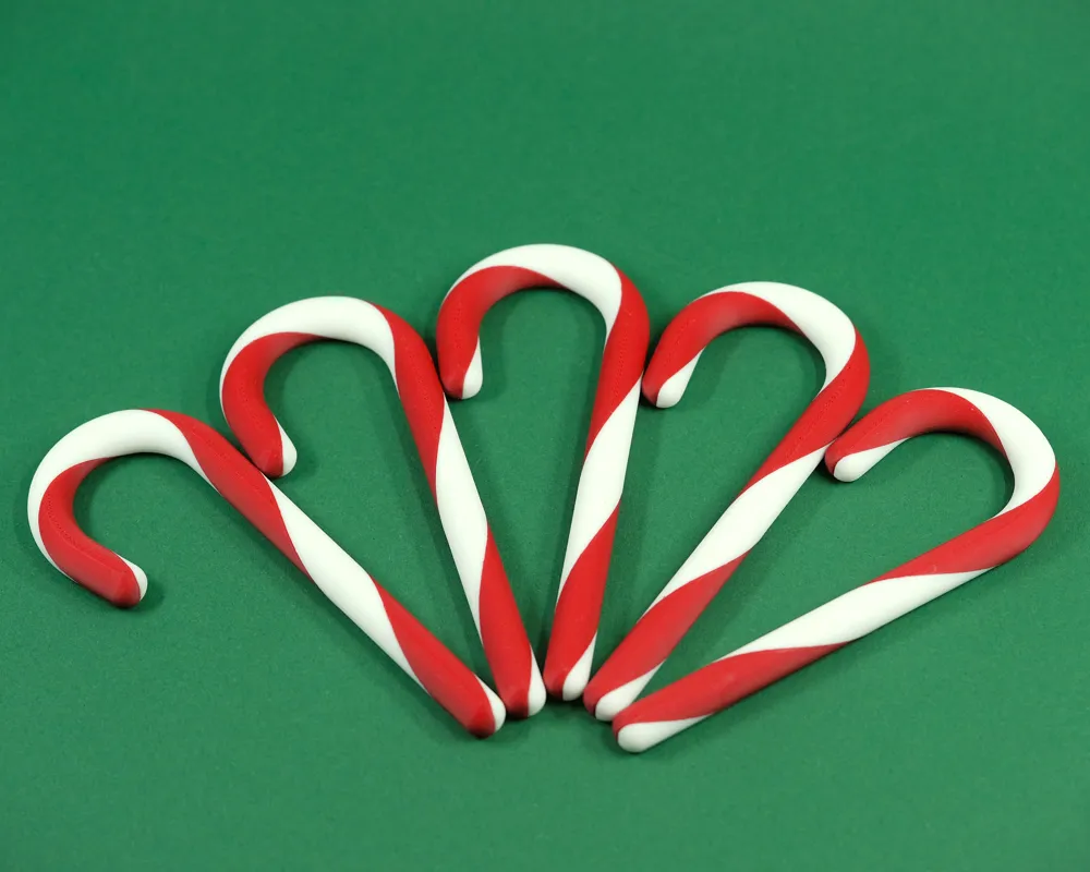 Candy Cane Heart – Christmas Tree Ornament - Free 3D Print Model ...
