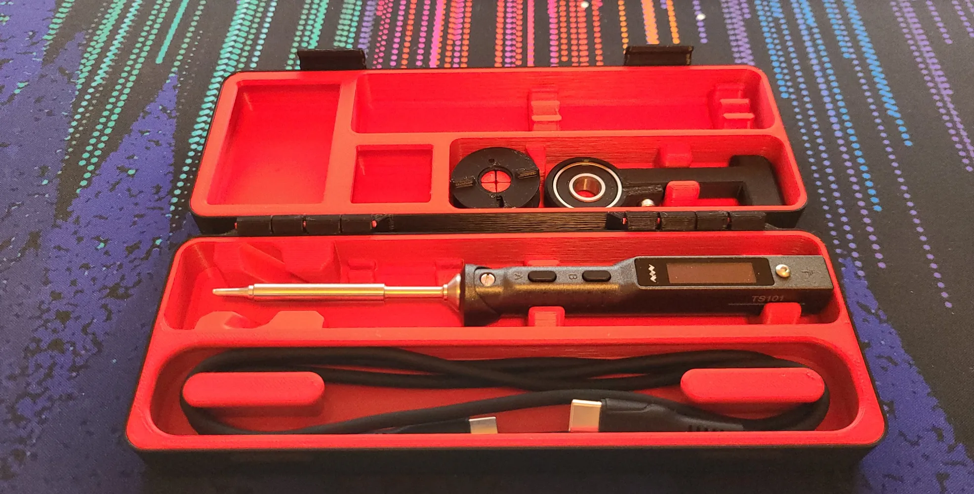 Multicolor TS100, TS101, TS80, TS80P, & Pinecil Cutout Case Remixed by ...