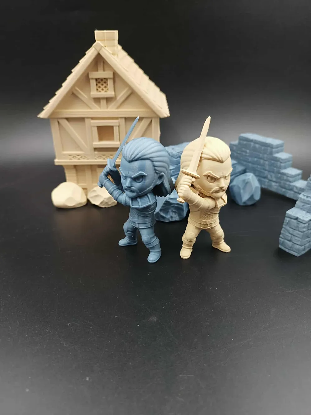 Chibi Geralt of Rivia The Witcher v2 - Toy by drakeforge3d MakerWorld ...