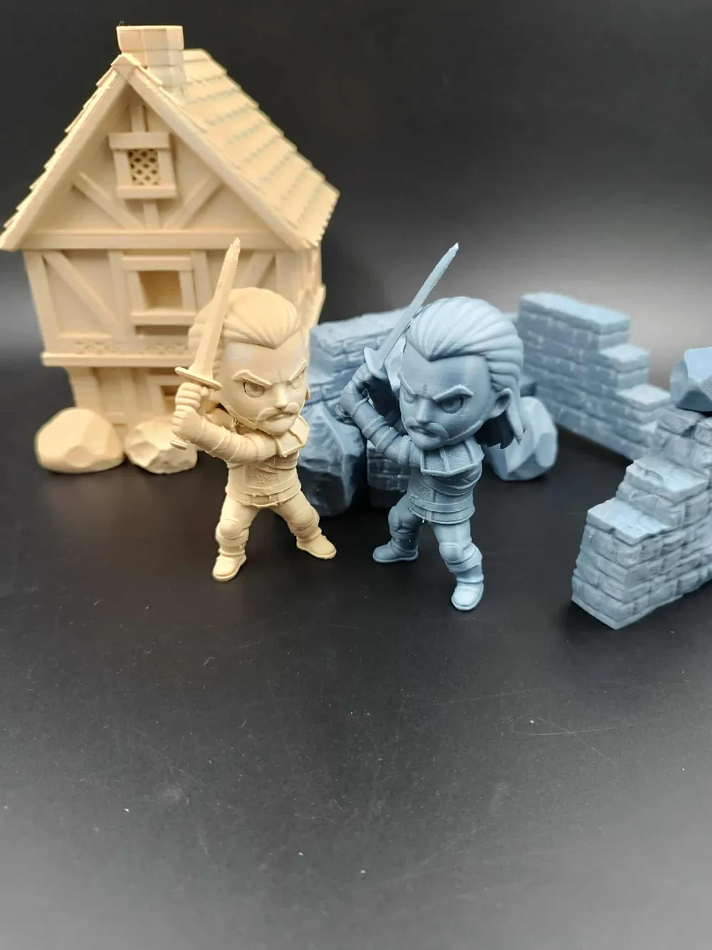 Chibi Geralt of Rivia The Witcher v2 - Toy by drakeforge3d MakerWorld ...