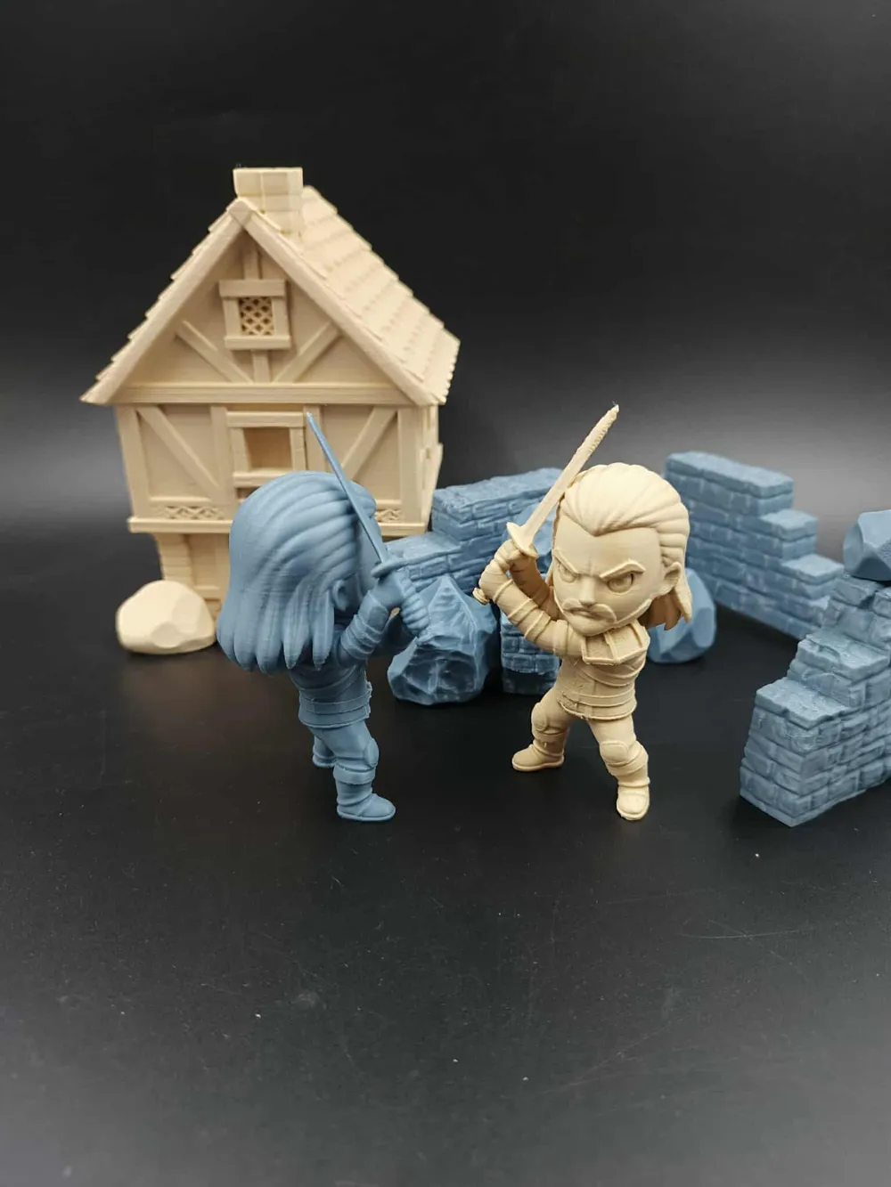Chibi Geralt of Rivia The Witcher v2 - Toy by drakeforge3d MakerWorld ...