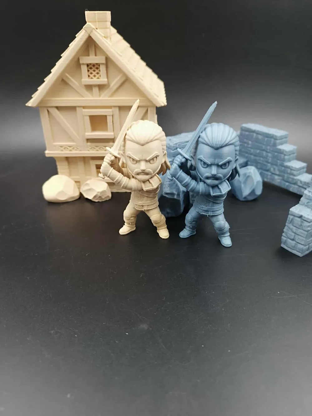Chibi Geralt of Rivia The Witcher v2 - Toy by drakeforge3d MakerWorld ...