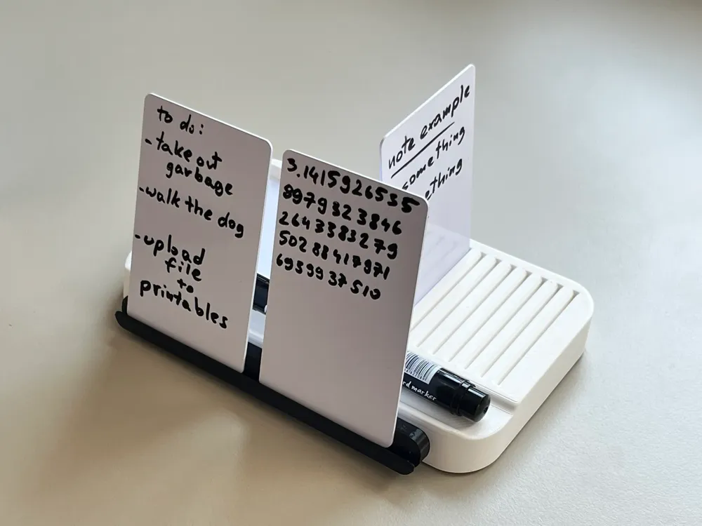 DRY ERASE NOTE SYSTEM by Kazikk - MakerWorld