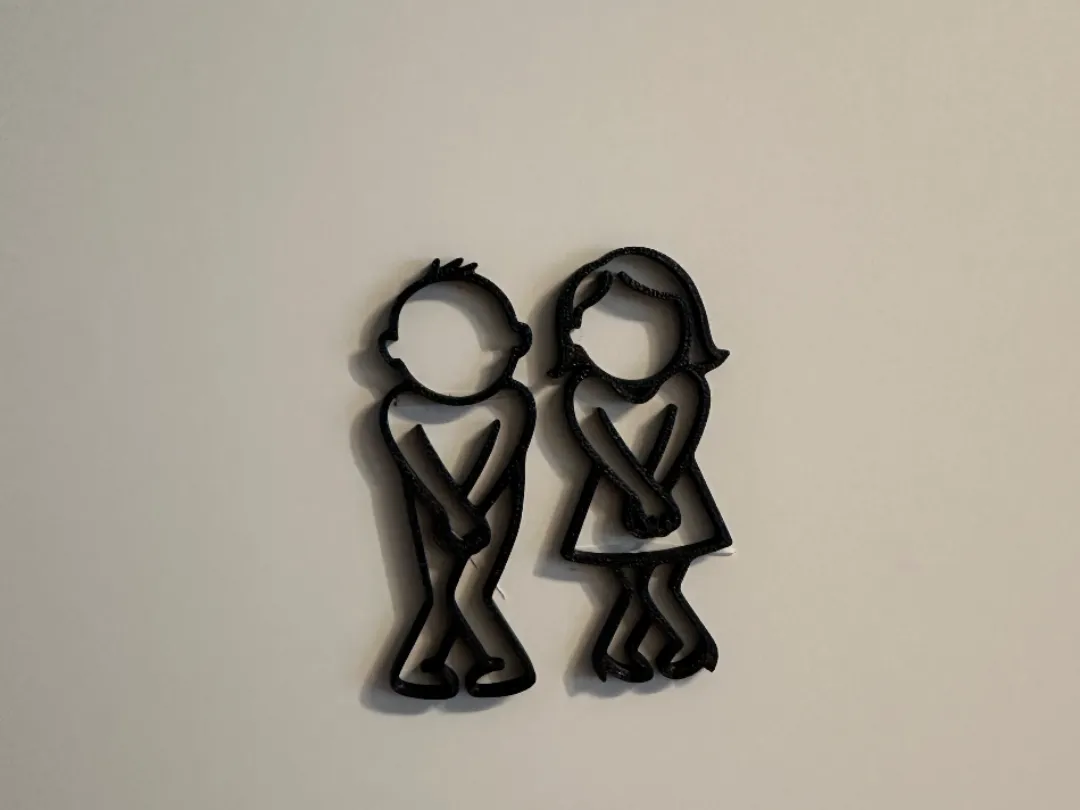 WC Toilet toilet Pictogram by Mindartist MakerWorld: Download Free 3D Models